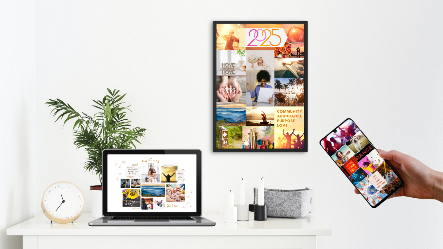 How to Make a Digital Vision Board in Canva — Vision Board Workshops ...