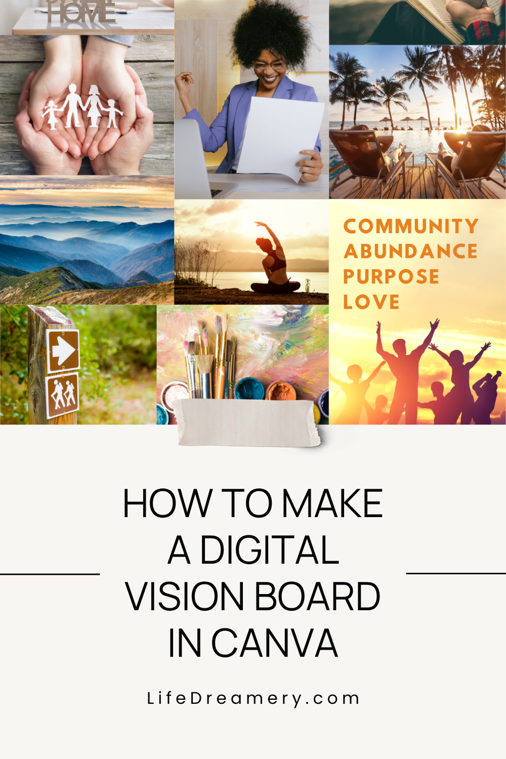 How to Make a Digital Vision Board in Canva — Vision Board Workshops ...