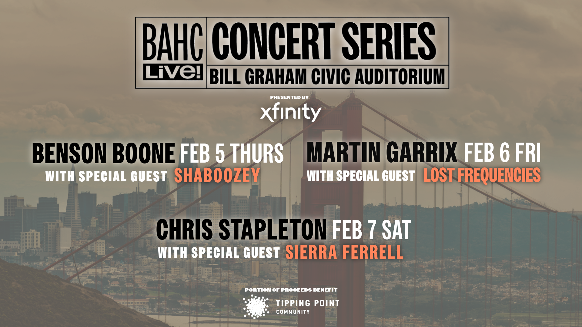 BAHC Live! Concert Series presented by Xfinity — Host of Super Bowl LX ...