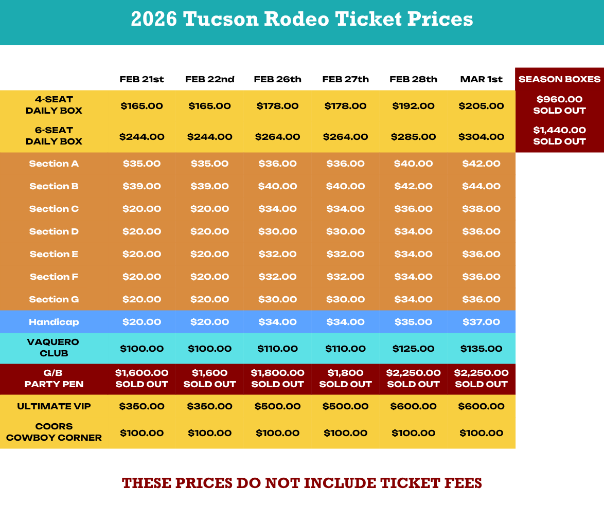 Ticket Info — Tucson Rodeo