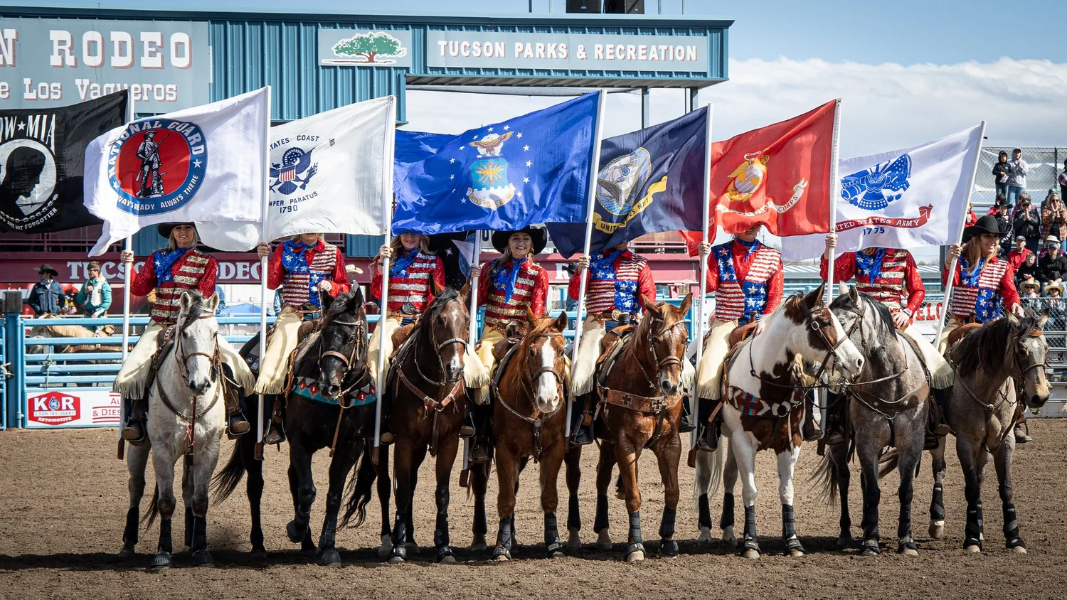 Flag Team | Join the Celebratory Tradition — Tucson Rodeo