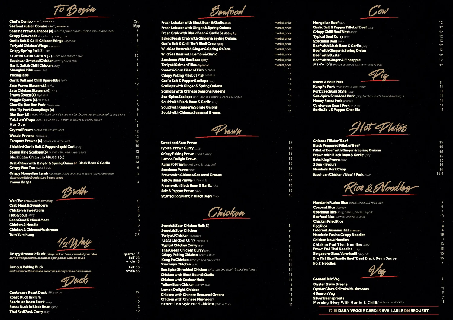 The Mandarin Fusion Restaurant and Takeaway