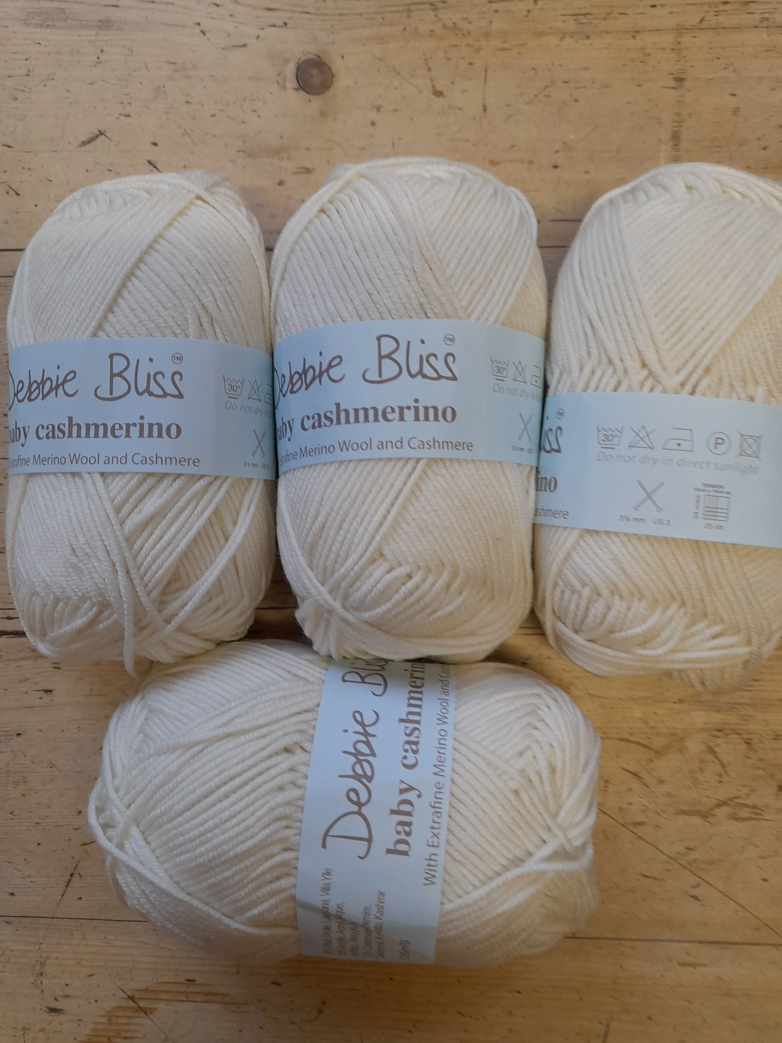 Debbie Bliss Baby Cashmerino 200g in cream — Knit for Peace