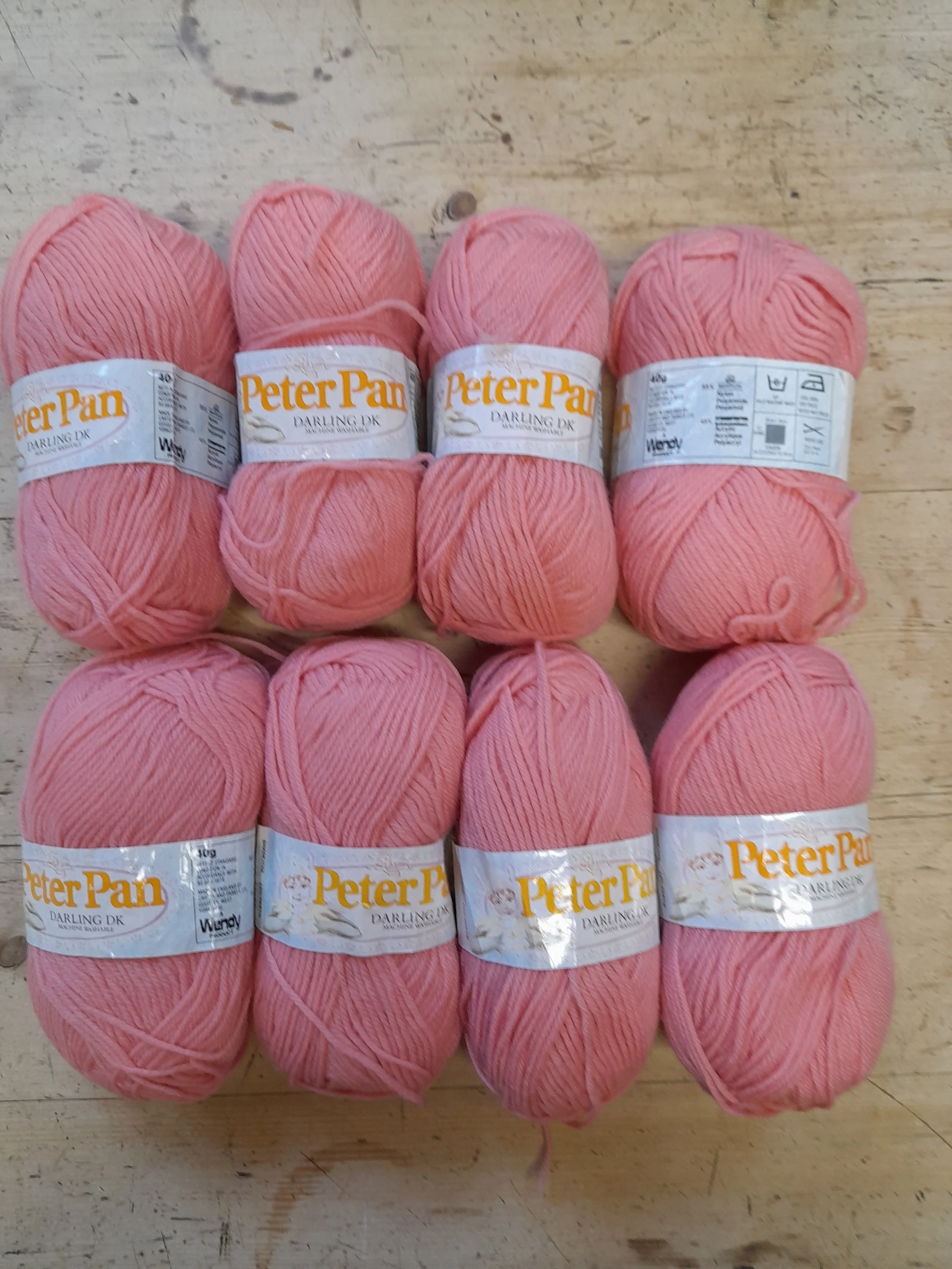 Peter Pan Darling Baby Double Knit DK in pink 320g — Knit for Peace