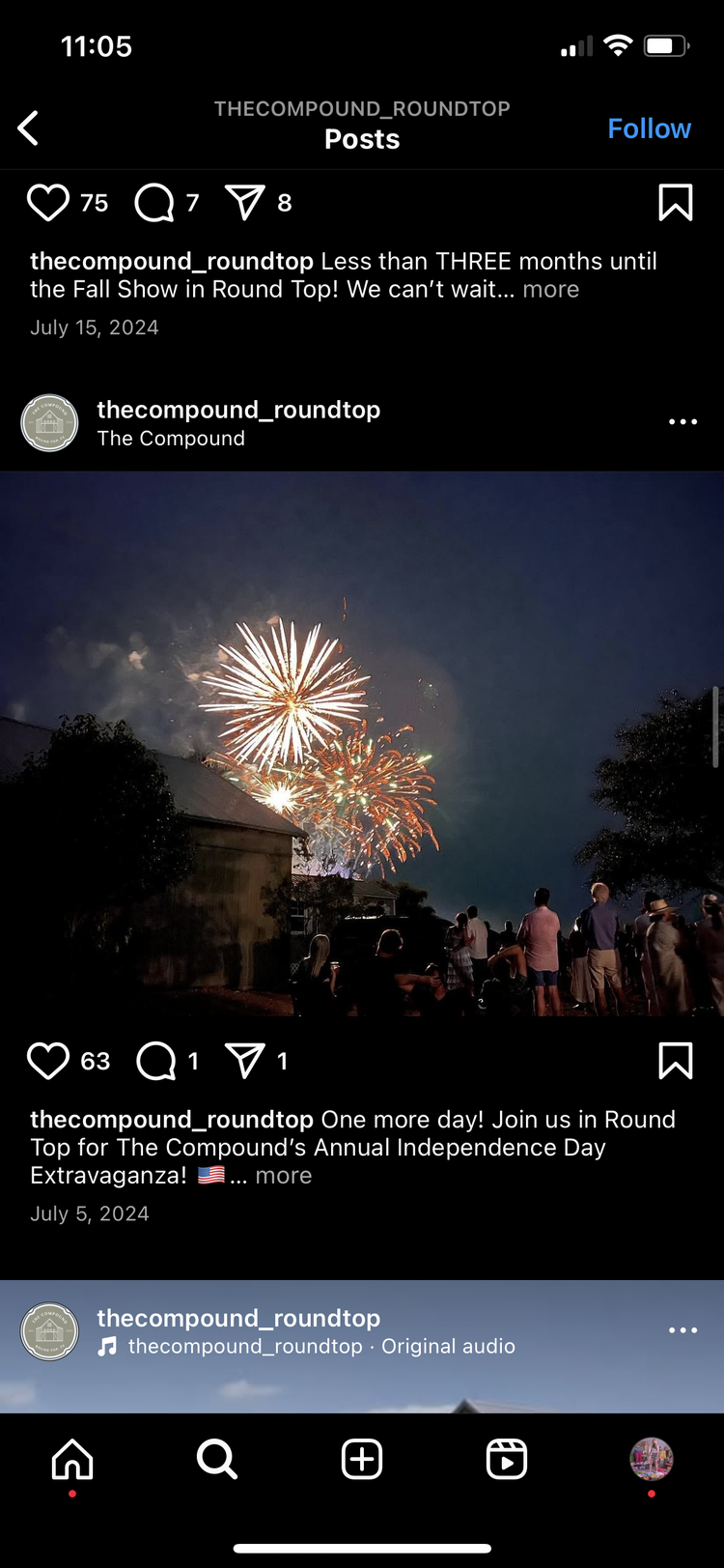 Calendar — The Compound