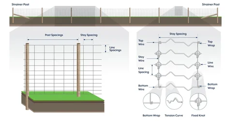 Fixed Knot Farm Fence — Bayonet | Premium Fencing, Netting & Roofing