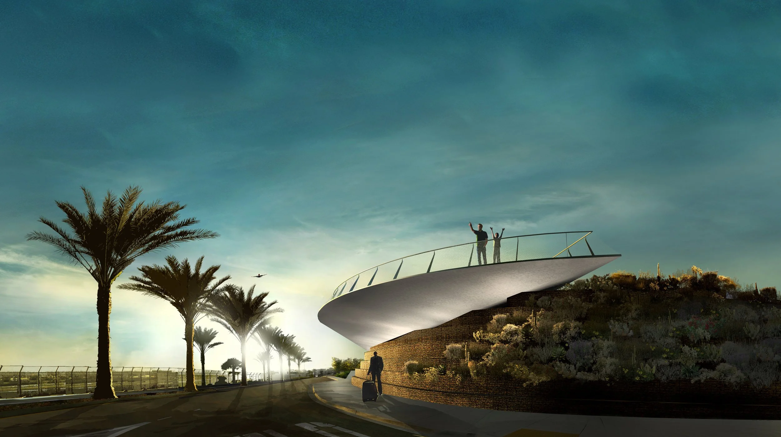 Murray Legge Architecture - SAN Airport Observation Park
