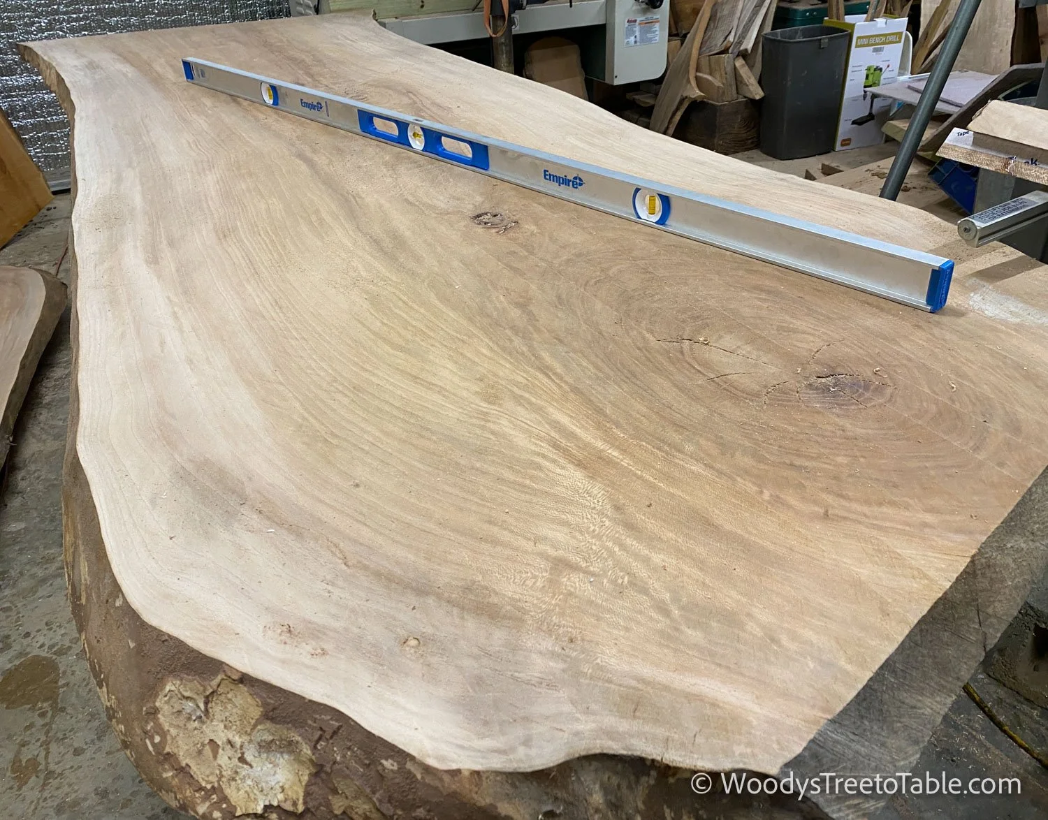 Slab Flattening Service — Woodys Tree To Table