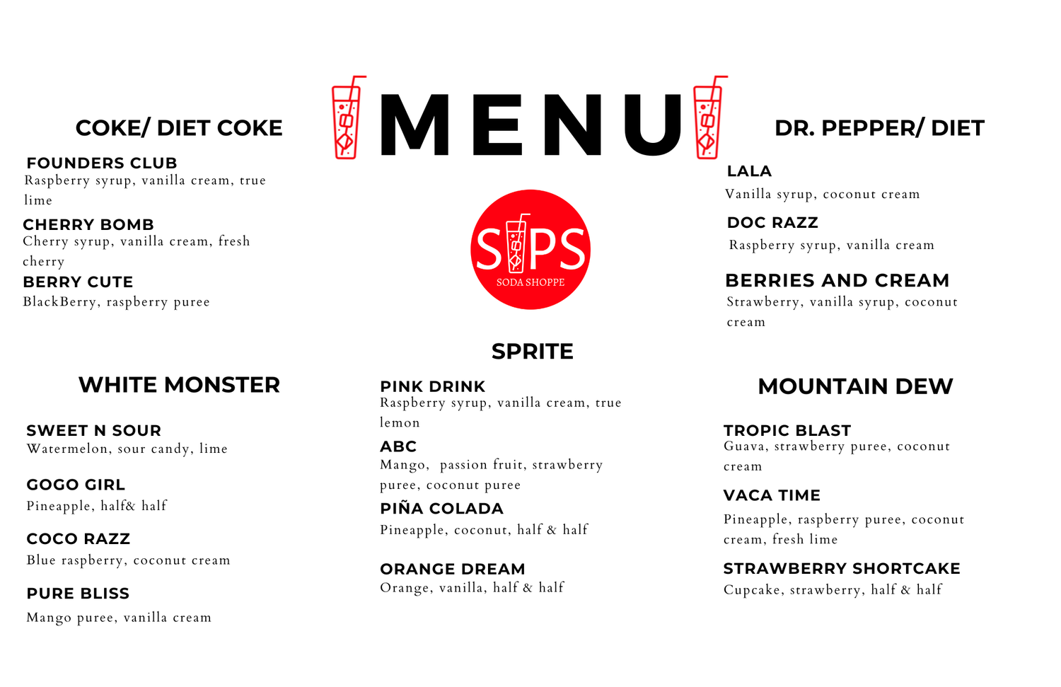 Services 4 — Sips Soda Shoppe
