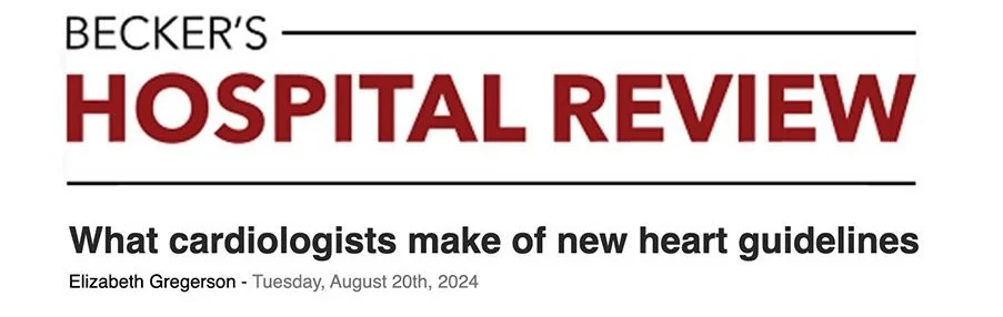 What cardiologists make of new heart guidelines — Cardiolucent