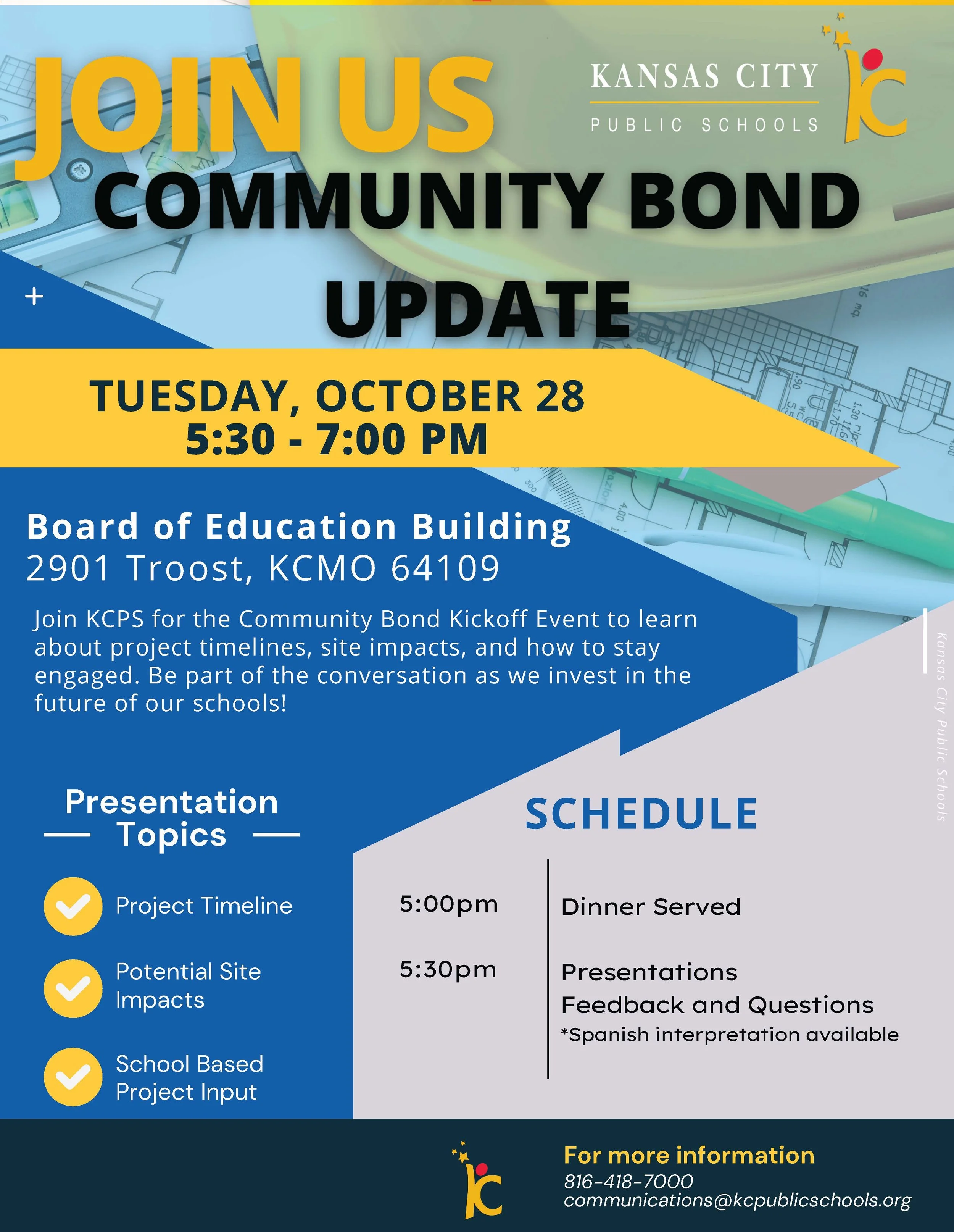 Be Involved — Kansas City School Bond