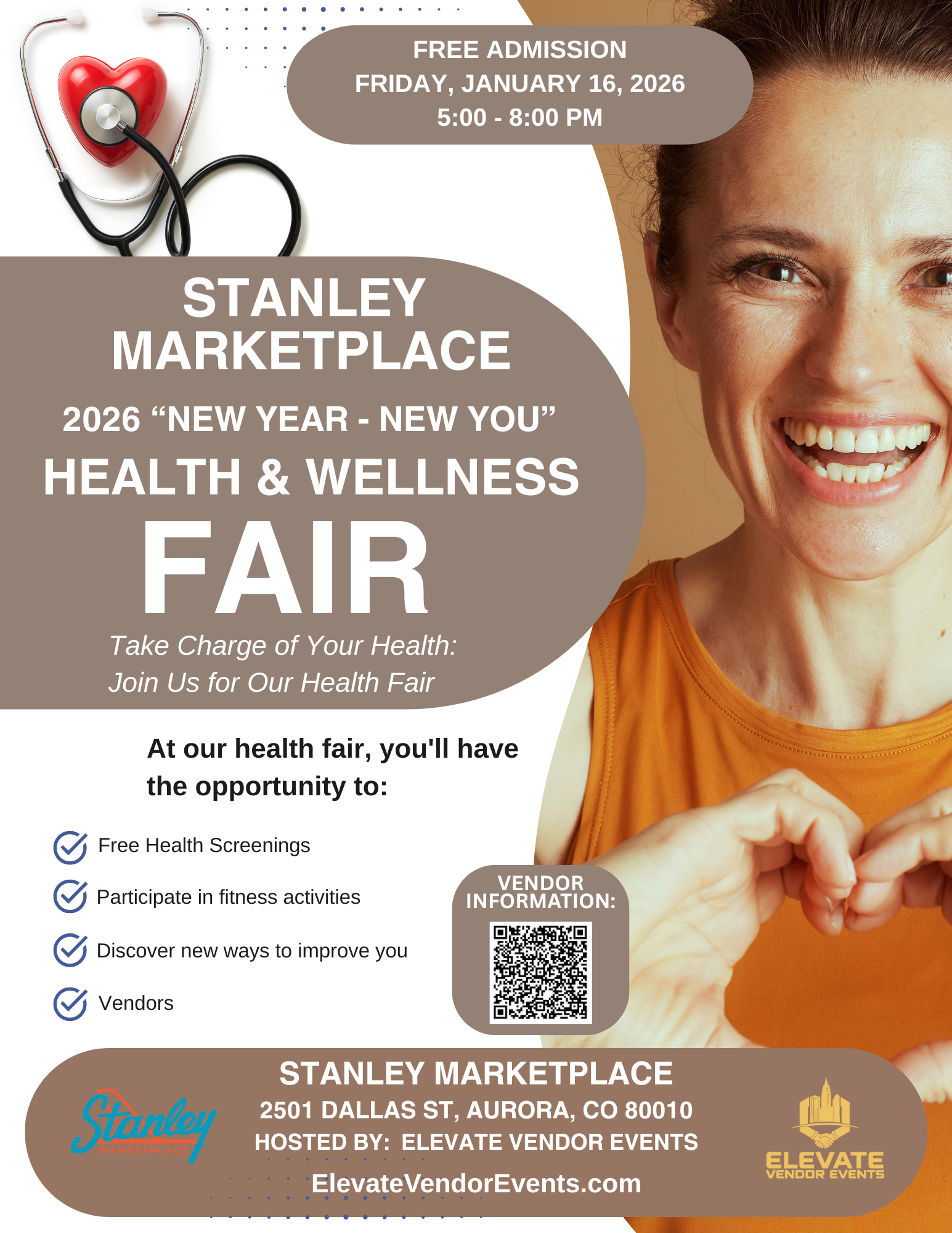 “New Year – New You” Health & Wellness Fair — Stanley Marketplace