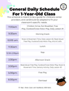 Activities for 1 Year Olds Infant and Toddler Preschool Curriculum ...