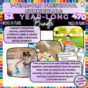 Activities for 1 Year Olds Infant and Toddler Preschool Curriculum ...