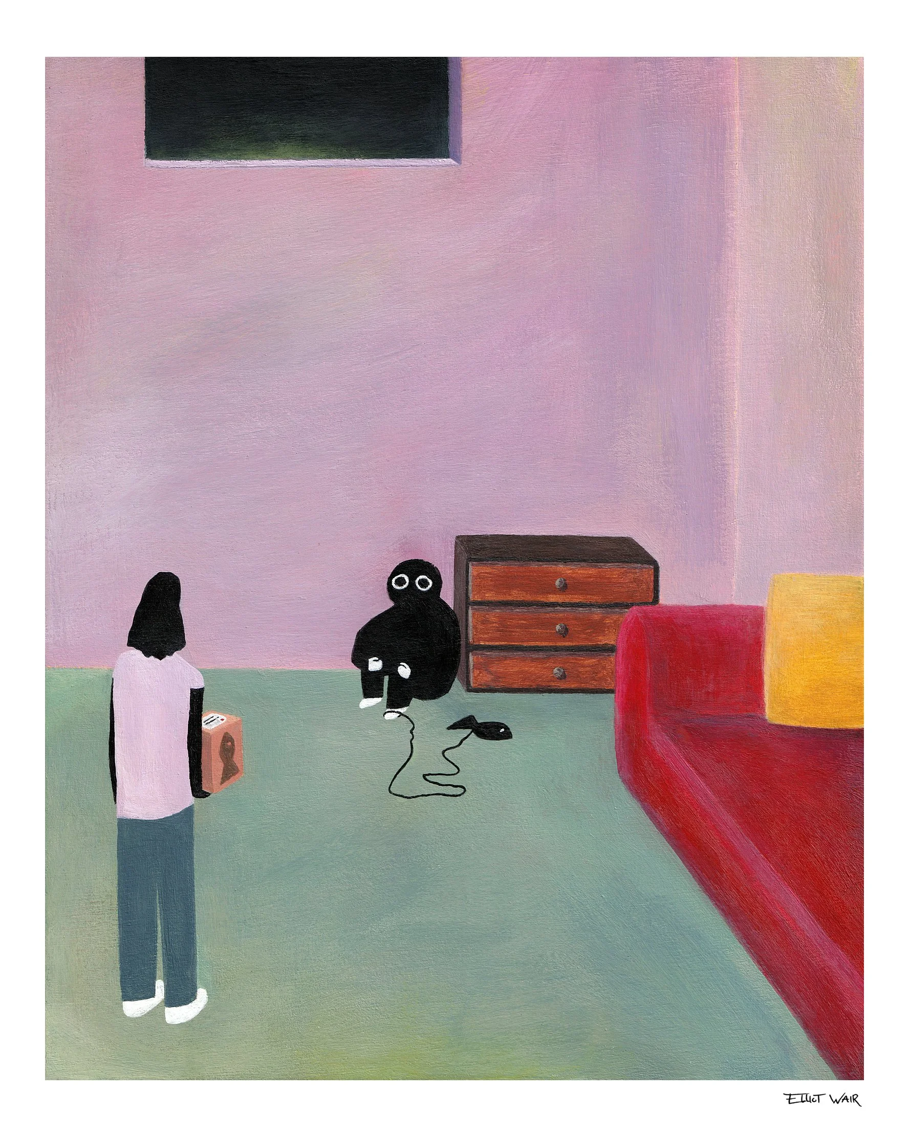 Please Stop Bringing Me Fish! (Print) — ELLIOT WAIR