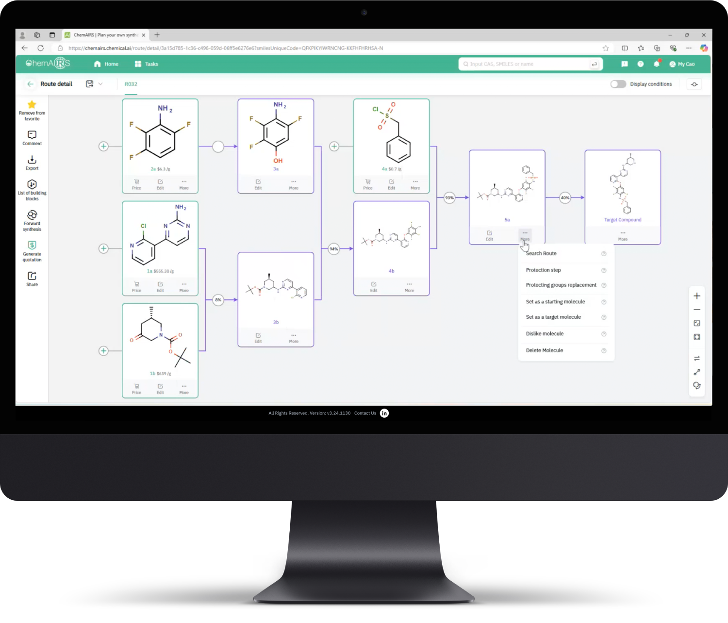 ChemAIRS® – AI-Powered Retrosynthesis & Synthetic Pathway Discovery | Chemical.AI — Chemical.AI ...