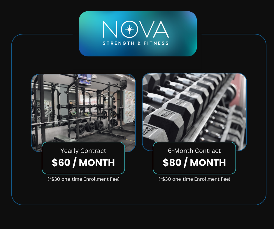 Membership & Training Prices — NOVA Strength & Fitness