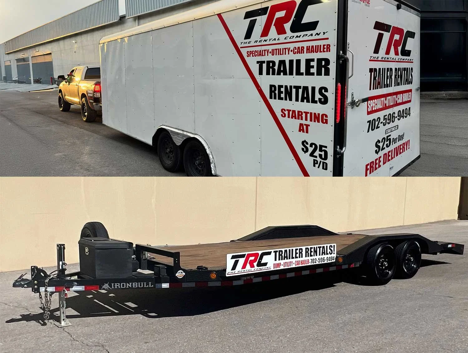 Rent a Car Hauler Trailer in Las Vegas | The Rental Company LV — The ...