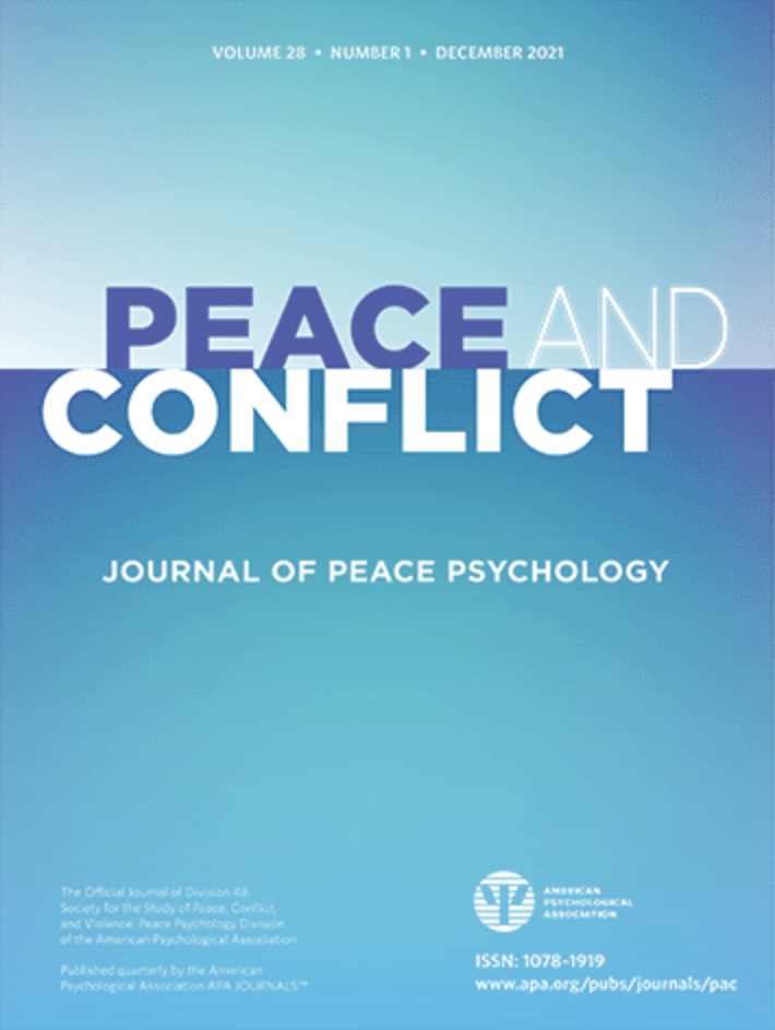 Peace and Conflict — Society for the Study of Peace, Conflict, and Violence