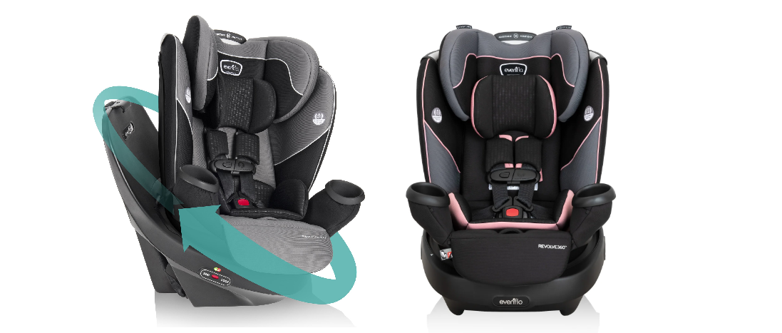 Evenflo Revolve360 Model Comparison: Slim vs. Extend vs. Original — The ...
