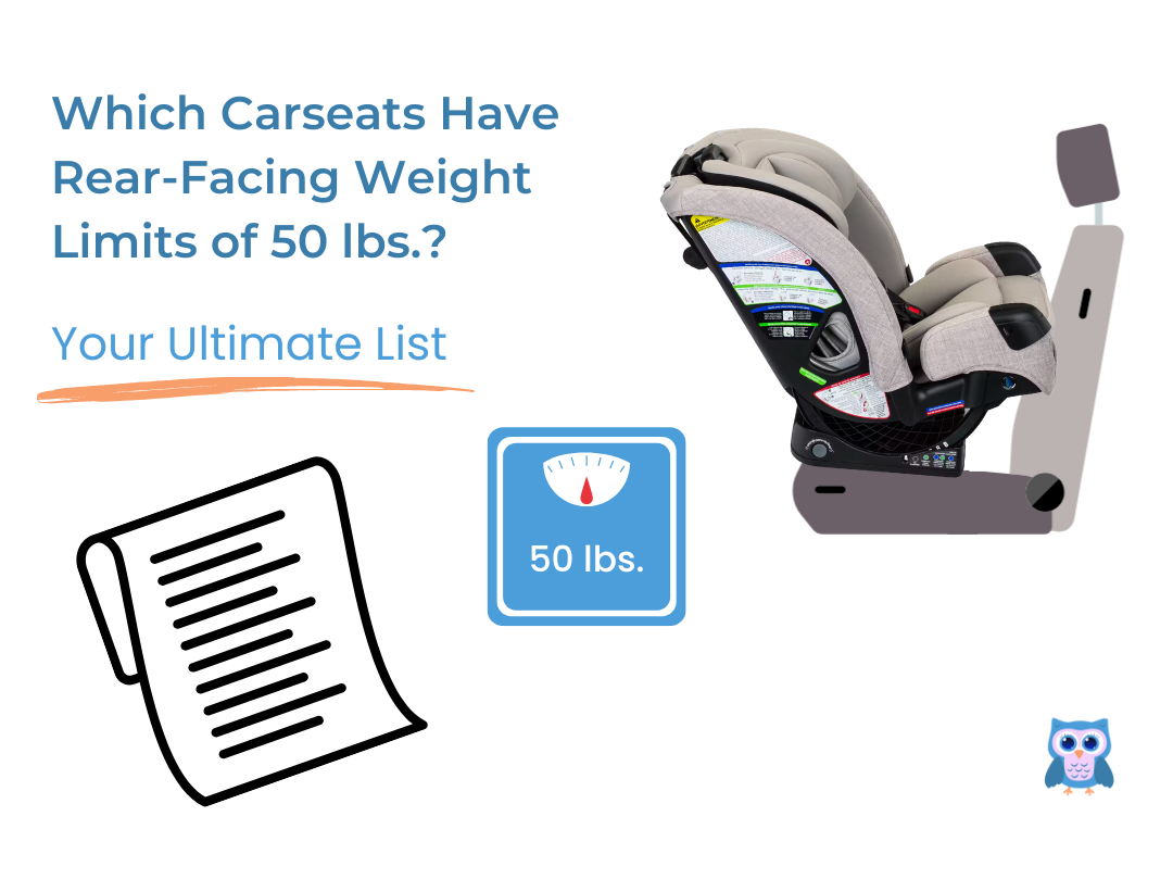 Rear-Facing to 50 Pounds: The Complete List of Carseats With Higher ...