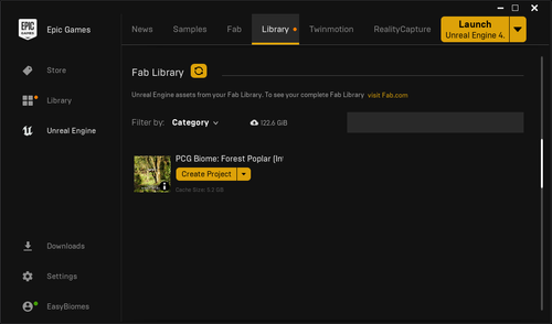Unreal engine 5 Migrating Assets — Easy Biomes