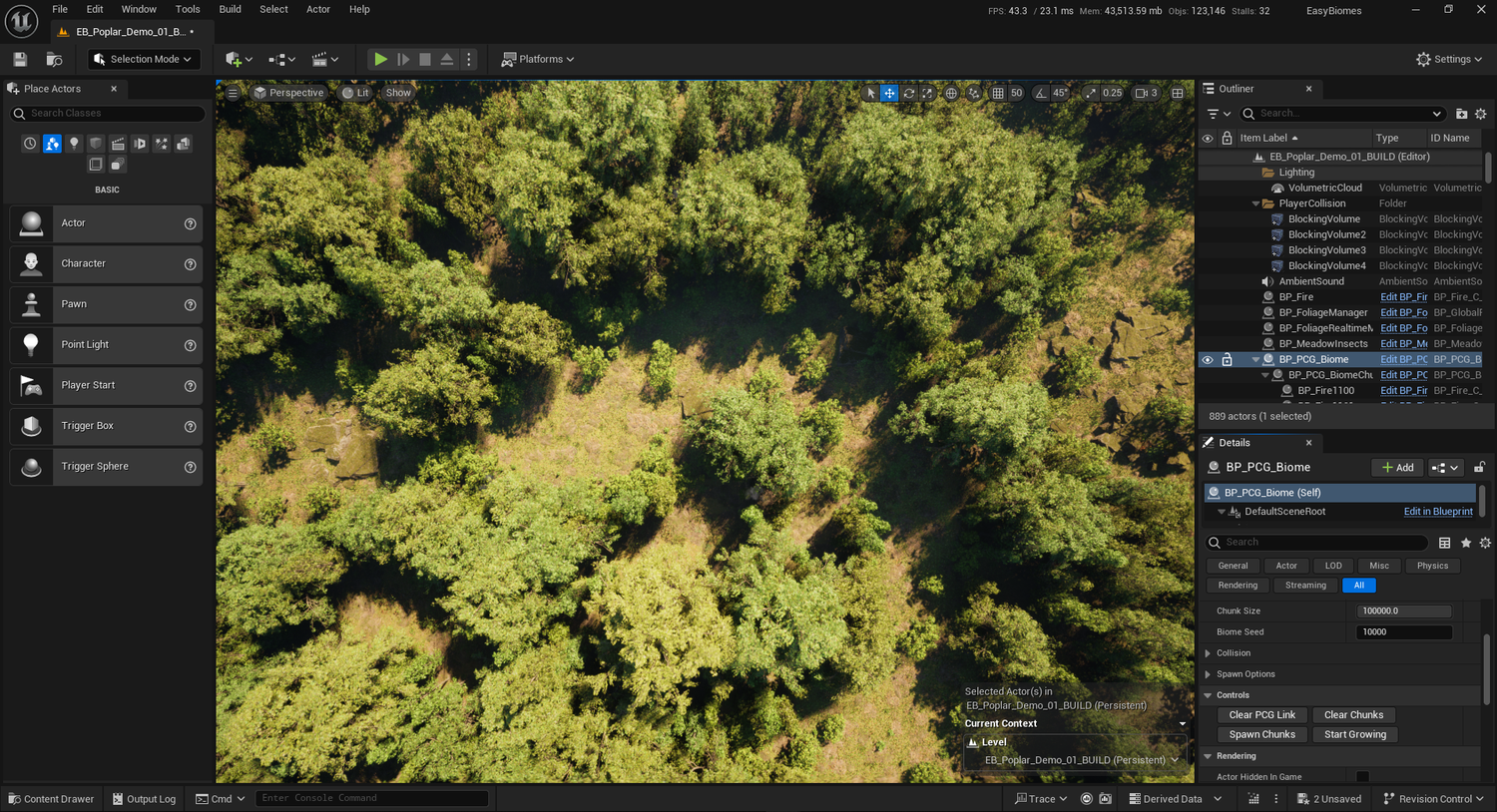 Unreal Engine 5 Biome Presets — Easy Biomes