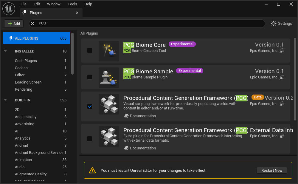 Unreal engine 5 Migrating Assets — Easy Biomes