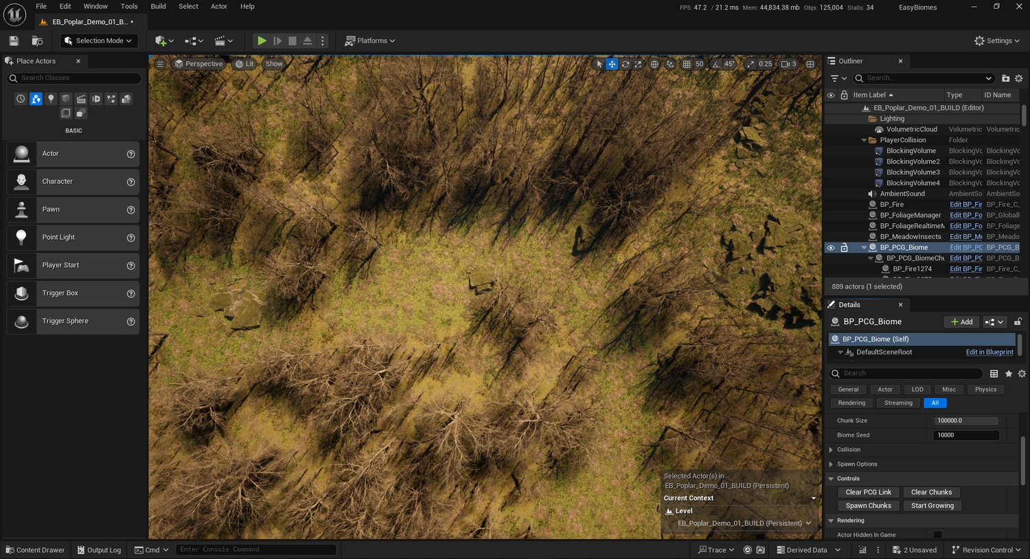 Unreal Engine 5 Biome Presets — Easy Biomes