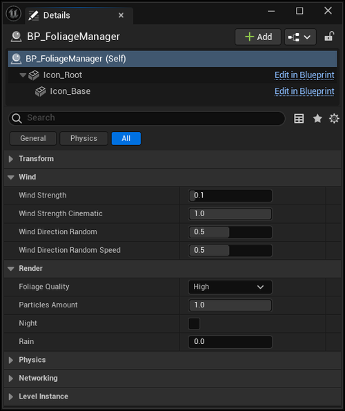 Unreal Engine 5 Foliage Manager — Easy Biomes