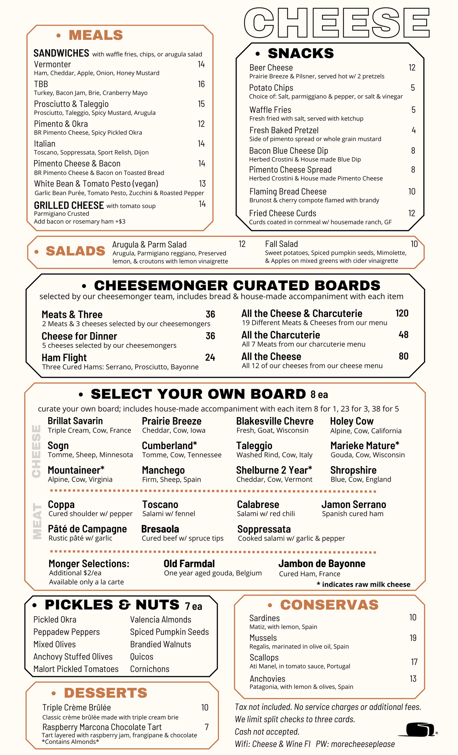 Menu — Beautiful Rind