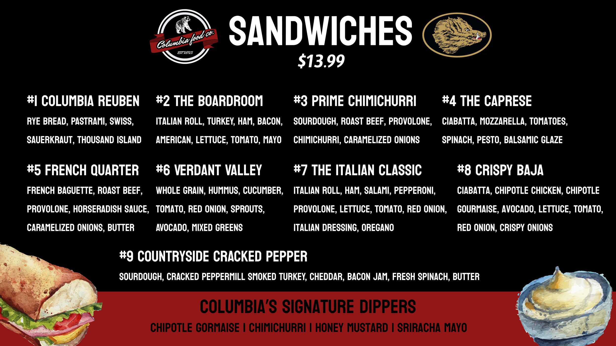 menu — Columbia Food Co.