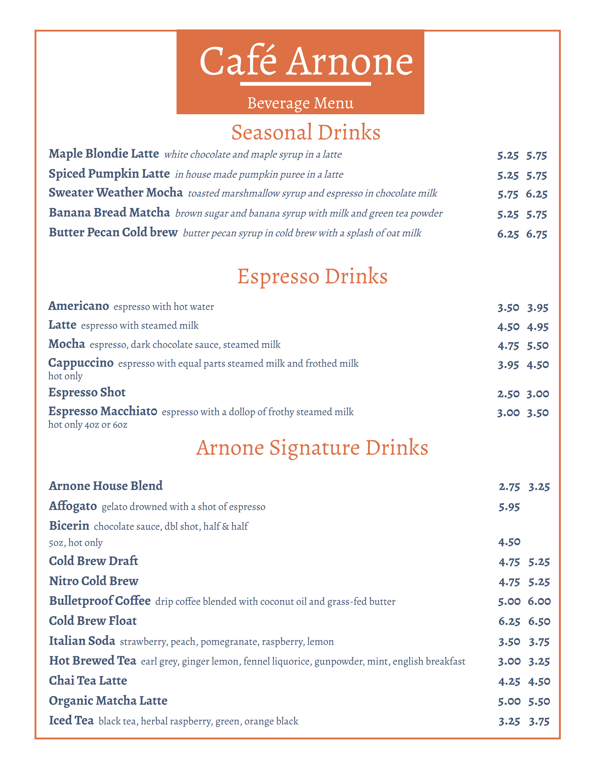 Café Arnone Italian Coffee Shop
