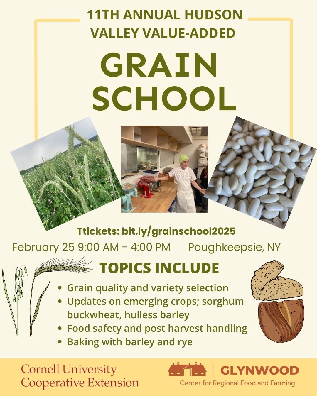 11th Annual Hudson Valley Value-Added Grain School — Glynwood Center ...