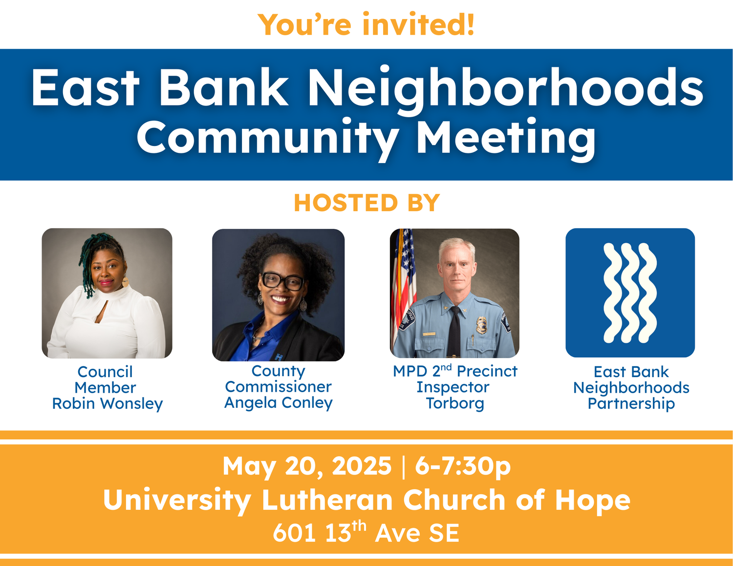 East Bank Neighborhoods Community Meeting — East Bank Neighborhoods ...