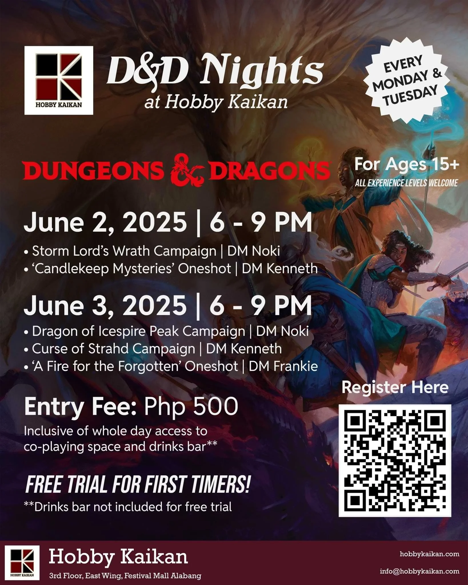D&D Nights June 2 | Storm Lord's Wrath Campaign | Candlekeep Mysteries ...