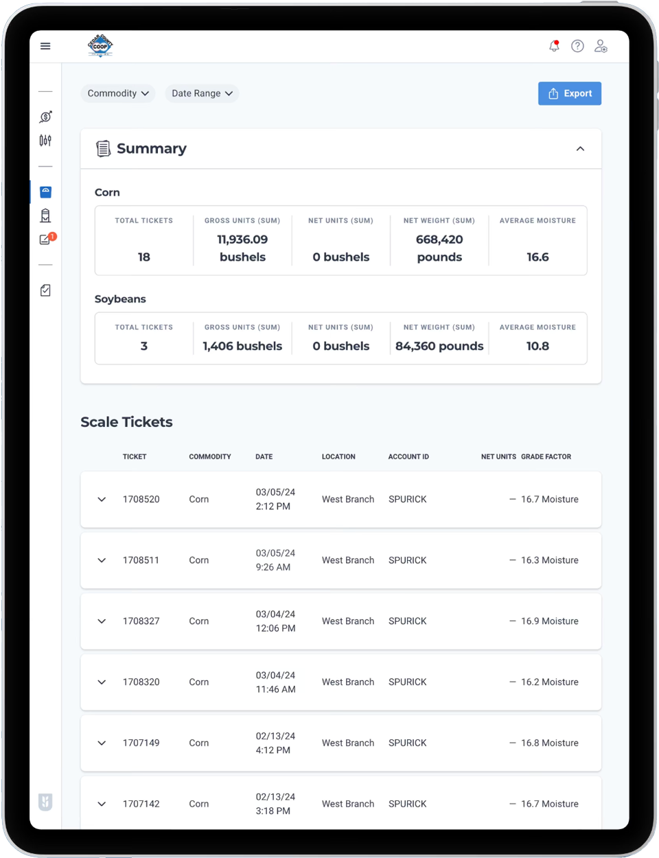 CONNECT PORTAL LOGIN — Cedar County Co-op