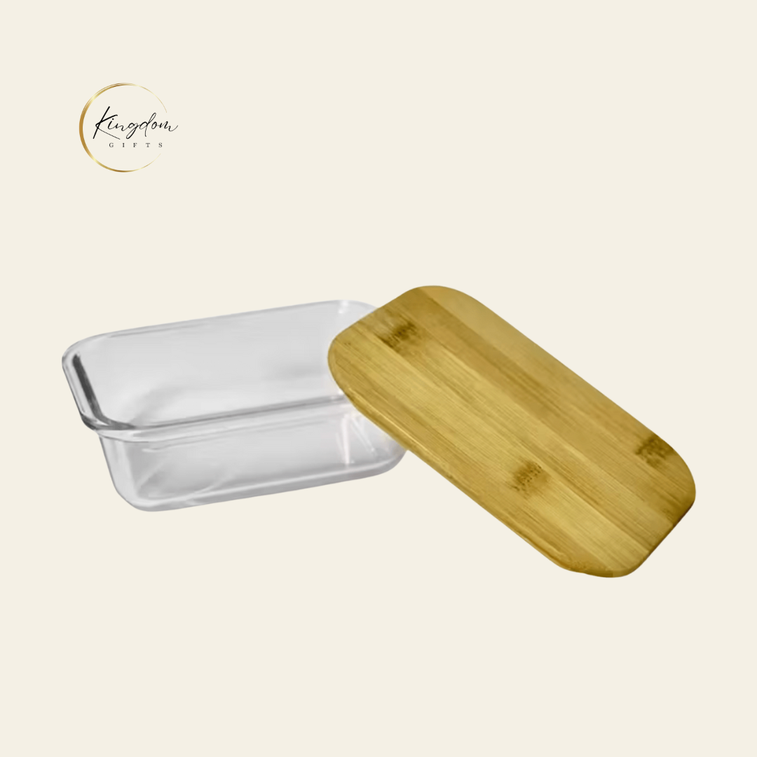 Custom Glass Food Container with Bamboo Lid in Bulk | Eco-Friendly ...