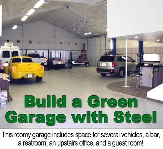 Eco Friendly Garages: Building a Green Steel Building Garage — Steel ...