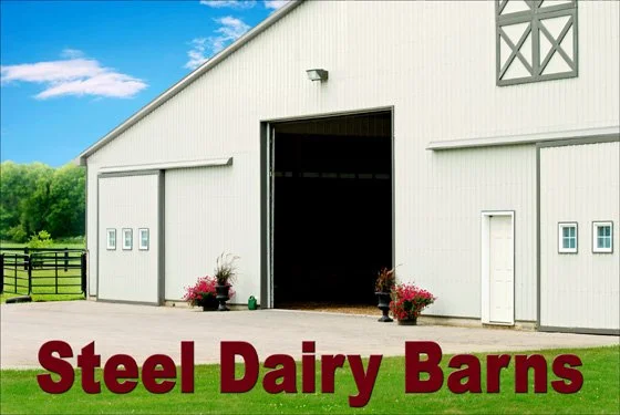 Steel Dairy Barns | Prefab Metal Barn Kits — Steel & Metal Building ...