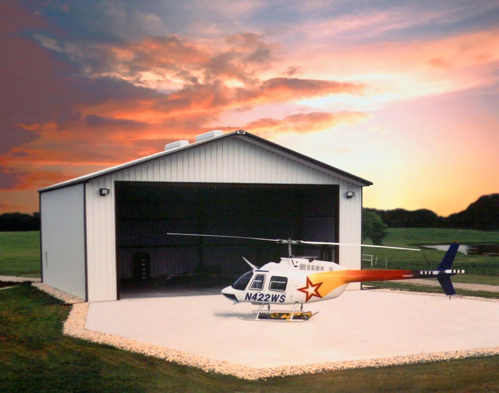Steel Aircraft Hangars | Prefab Airplane Hangar Kit — Steel & Metal ...