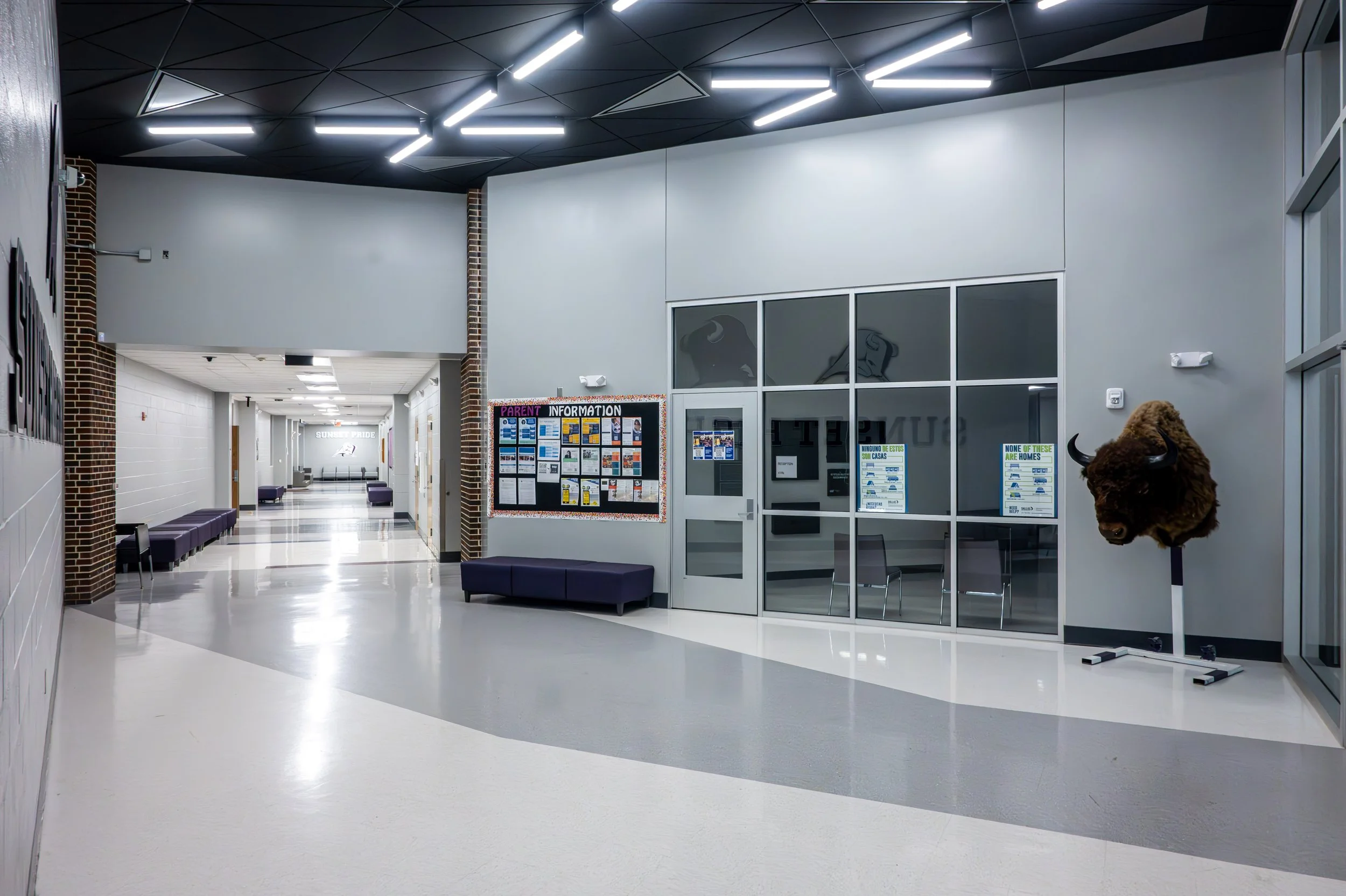 Dallas ISD Sunset High School — Morales Construction Services | DFW Commercial Construction Company