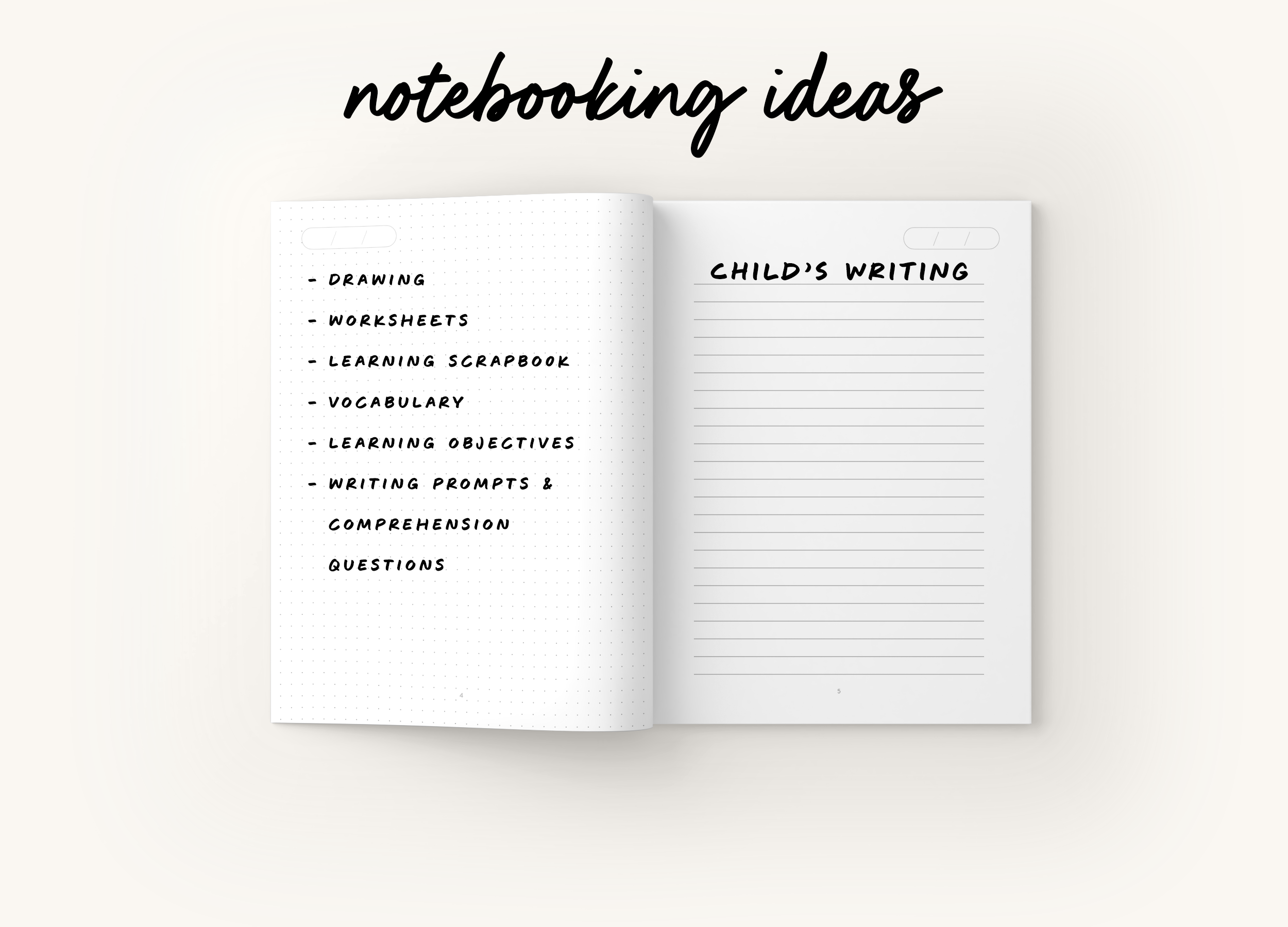 First Grade Notebook: Doodle Series — Schoolnest