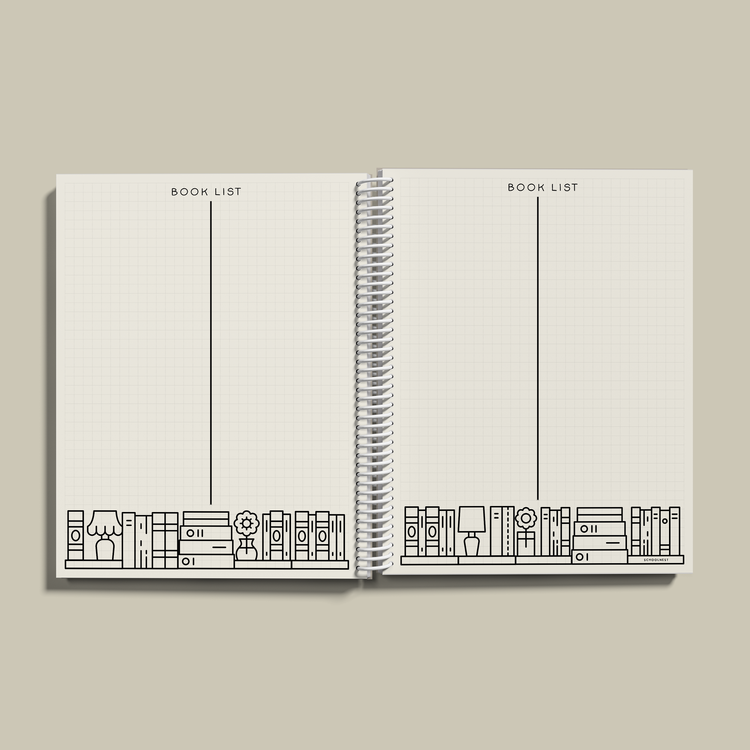 Homeschool Lesson Planning Minimalist Notebook: Peach Paper Blooms ...