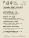 Food and Drink Menu — The Mallard