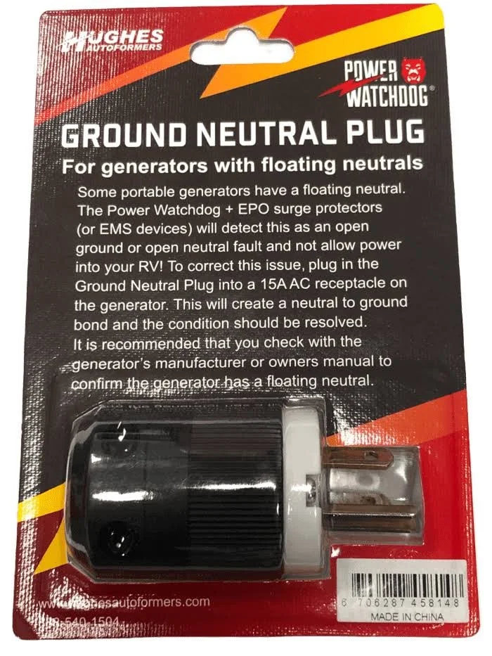 Ground Bonded Neutral Plug — Power Watchdog Smart RV Surge Protectors