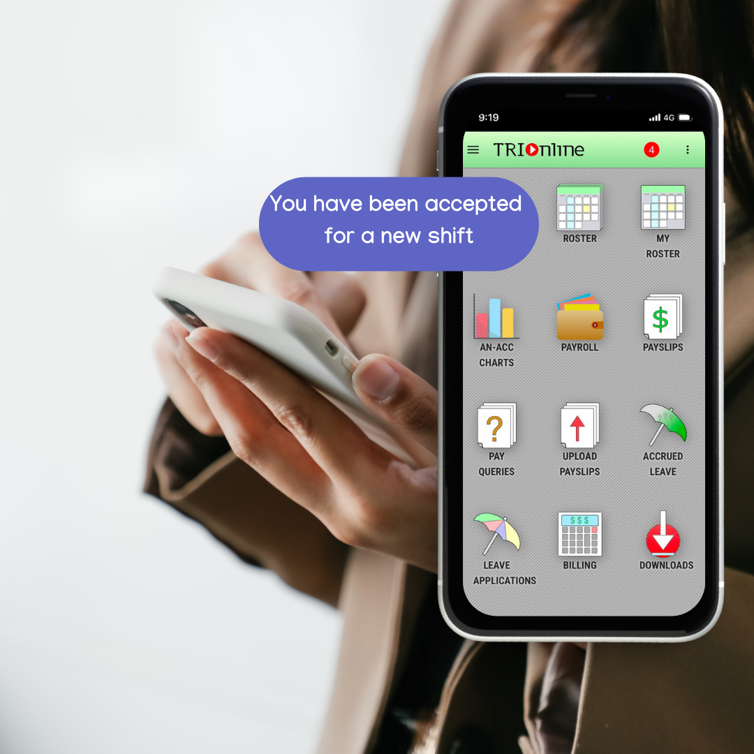 TriOnline Roster — TriOnline Aged Care Software