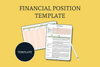 Financial Position Template — Wendy Mitchell | Bookkeeping & Coaching