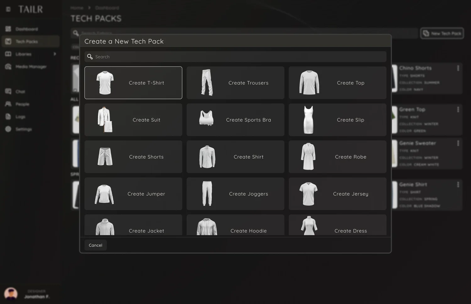 Manufacturers — TAILR