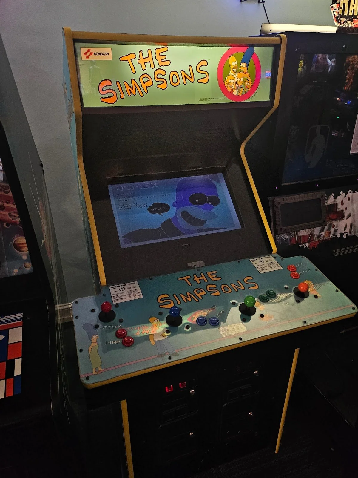 The Simpsons (4-Player) — Game On State